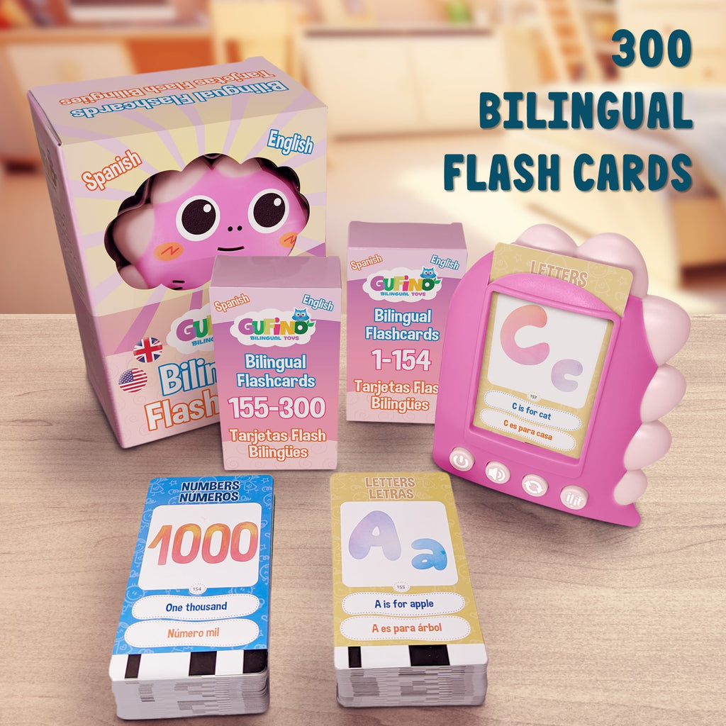 Bilingual Talking Flash Cards for Toddlers - Bilingual – Gufino ...